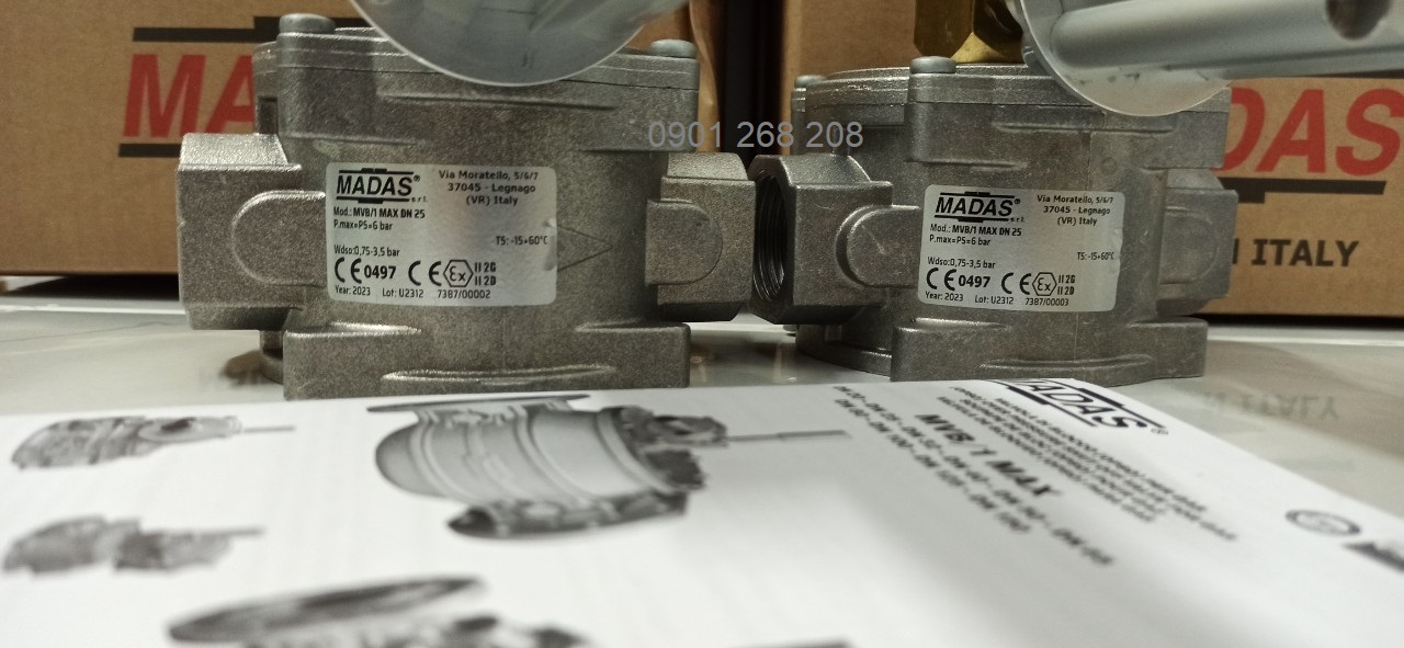 VAN NGẮT QUÁ ÁP MVB/1MAX DN25