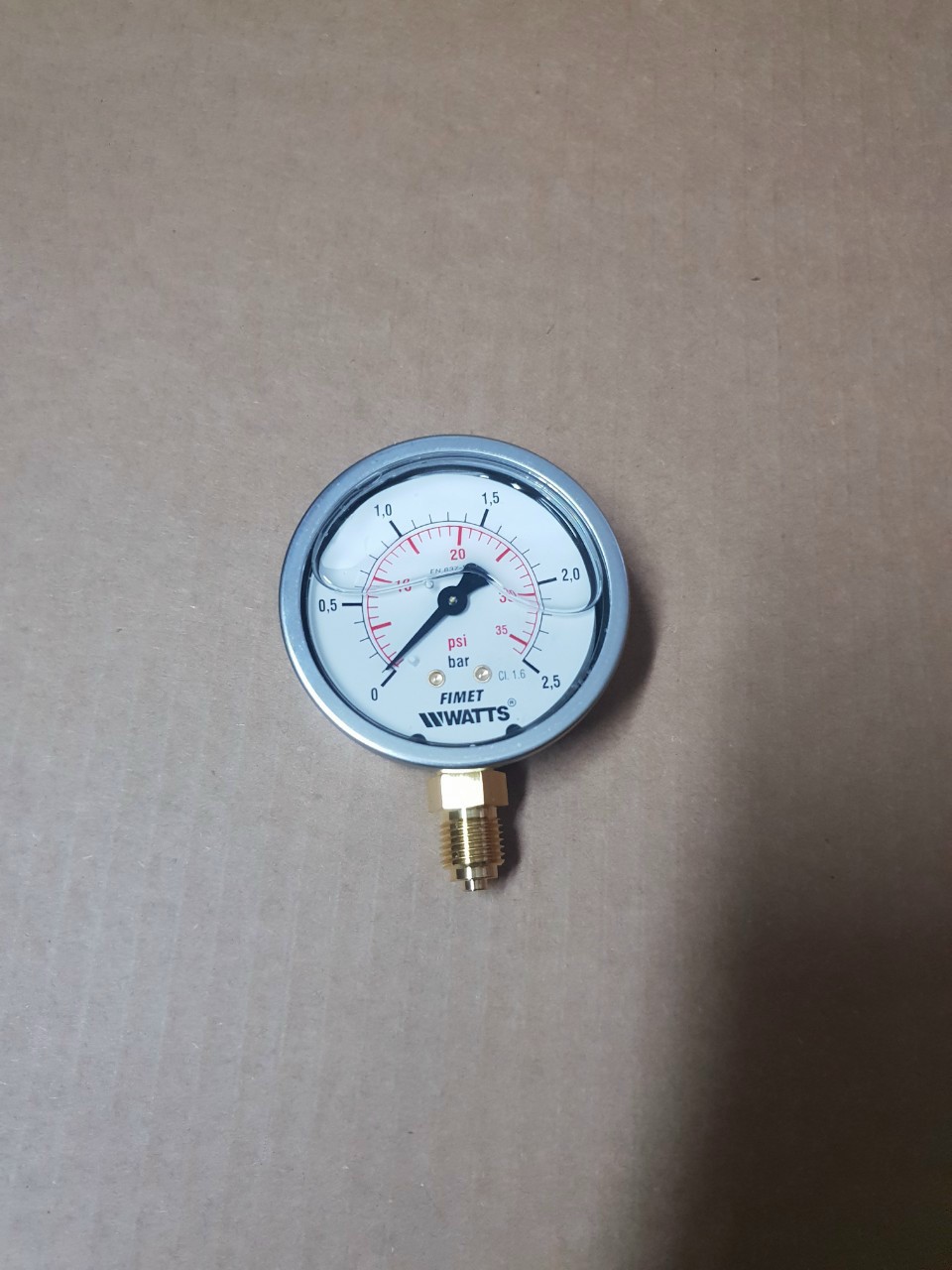 ĐỒNG HỒ ÁP SUẤT FIMET 2.5 BAR
